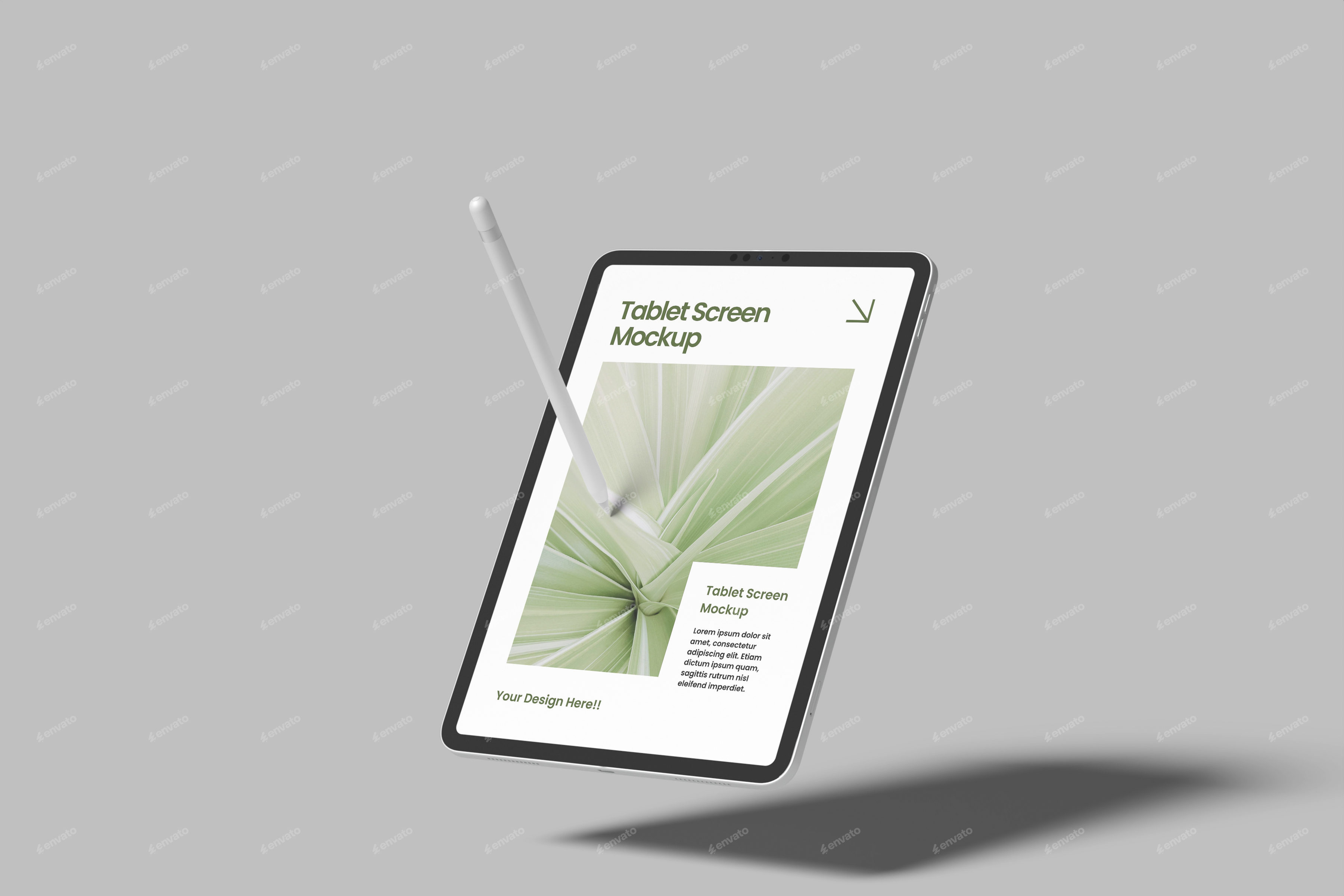 Tablet Screen Mockup, Graphics | GraphicRiver